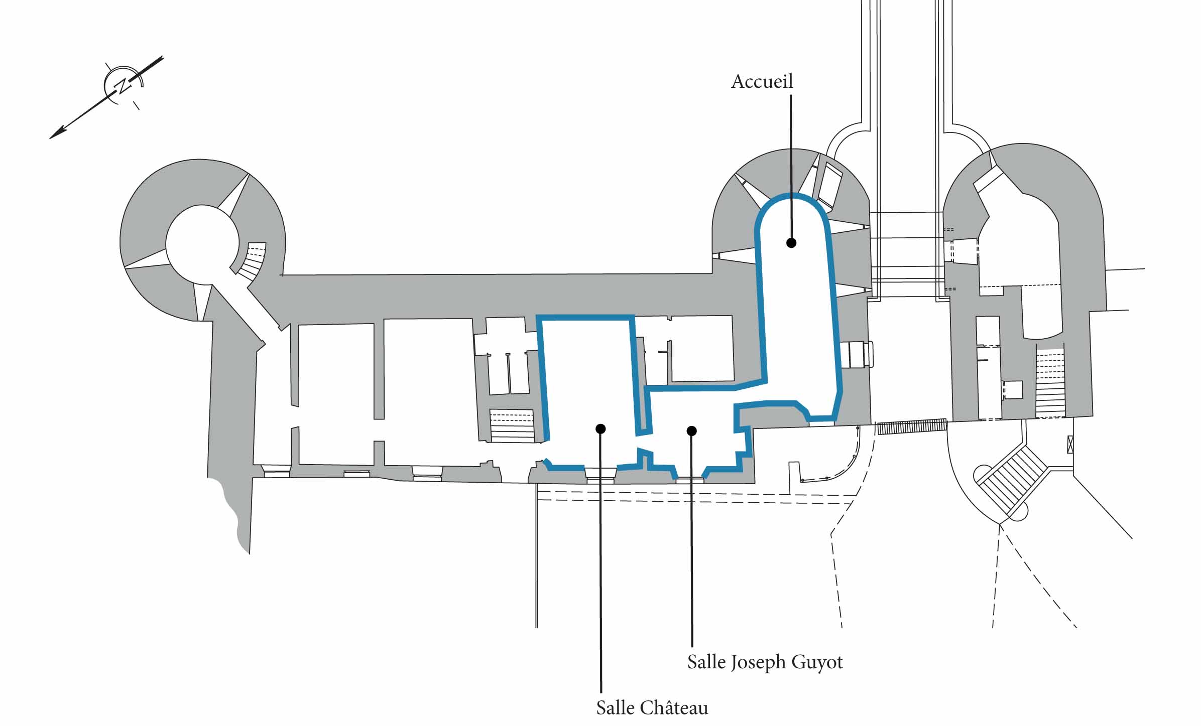 Plan_Musee_2018-RDC - Musée du château de Dourdan